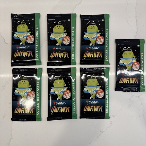 7 Unopened - MTG Unfinity Collector Booster Packs - Magic the Gathering ...