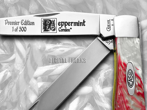 Case 9254pm Trapper Peppermint Corelon Folding Knife Pocket Folder for ...