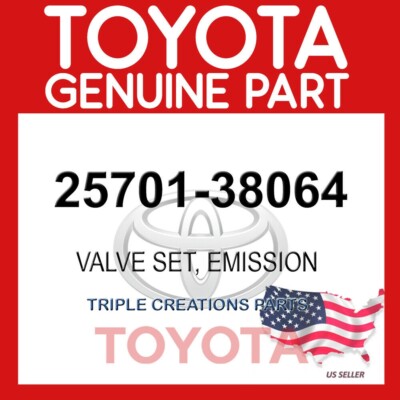 2570138064 GENUINE Toyota VALVE SET, EMISSION 25701-38064 OEM | eBay