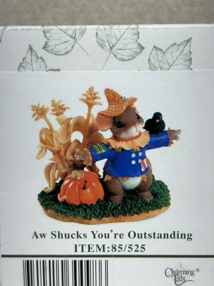 Awwww Shucks Charming Tails Aww Shucks You're Outstanding Signed DEAN