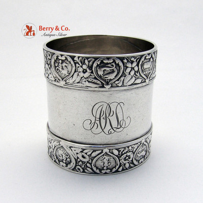 Gorham Zodiac Napkin Ring Sterling Silver 1900 Mono ARD | eBay
