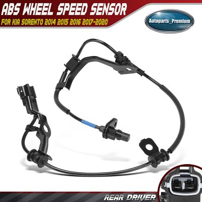 Rear Driver ABS Wheel Speed Sensor for Kia Sorento 2014 2015 2016 2017 ...