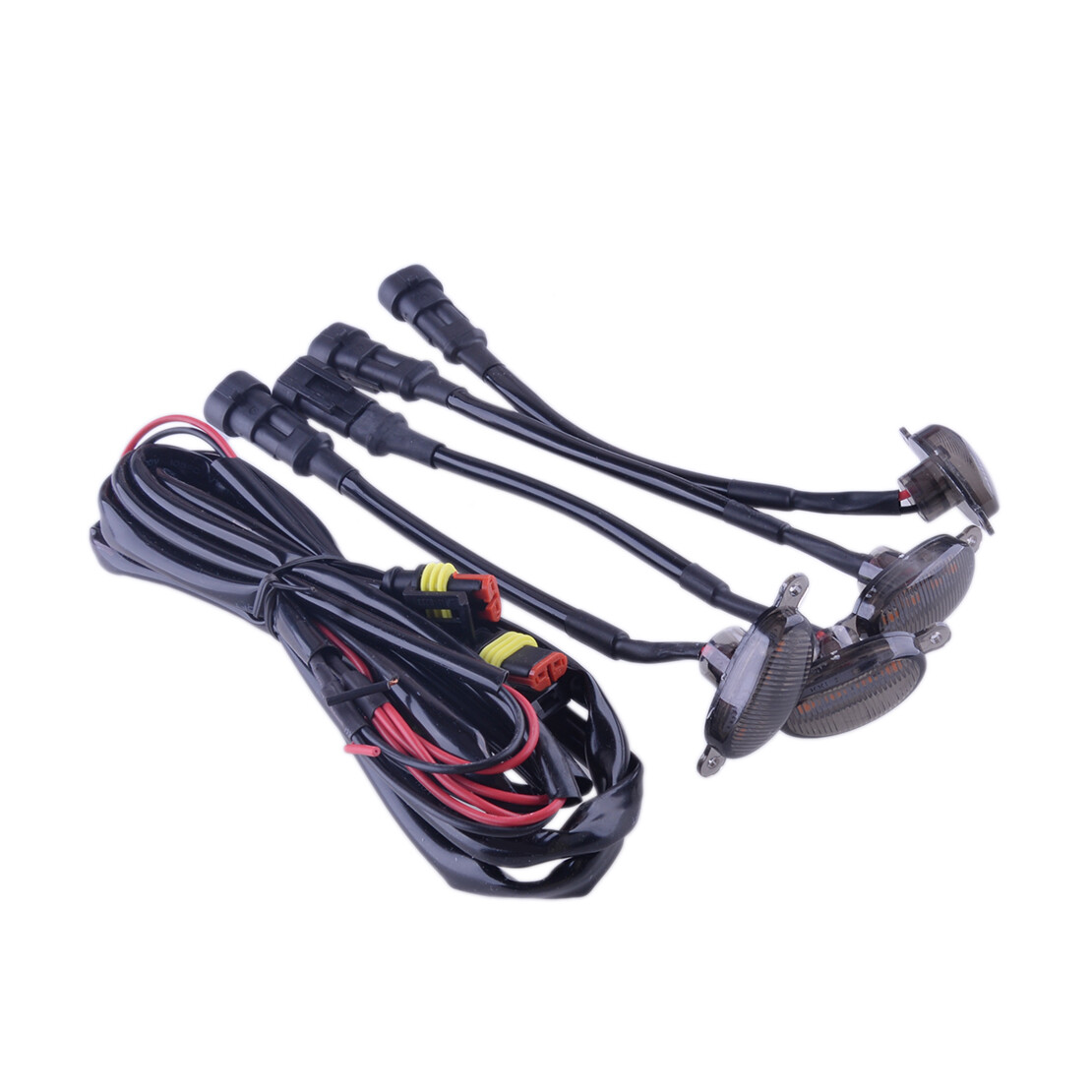 Fit for Toyota Prado 2003-2009 Black Amber LED Lamp Front Grill LED ...