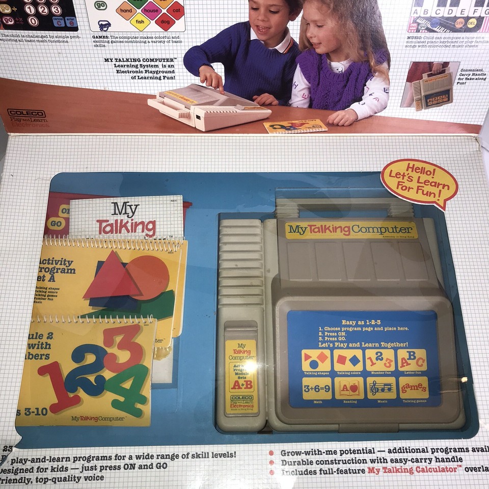 New In Box VTG 1986 Coleco My Talking Computer New Old Stock Rare OOP ...