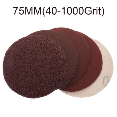 3 Inch Sanding Disc Precision Polishing Sandpaper 40-1000 Grit 75mm Dia ...
