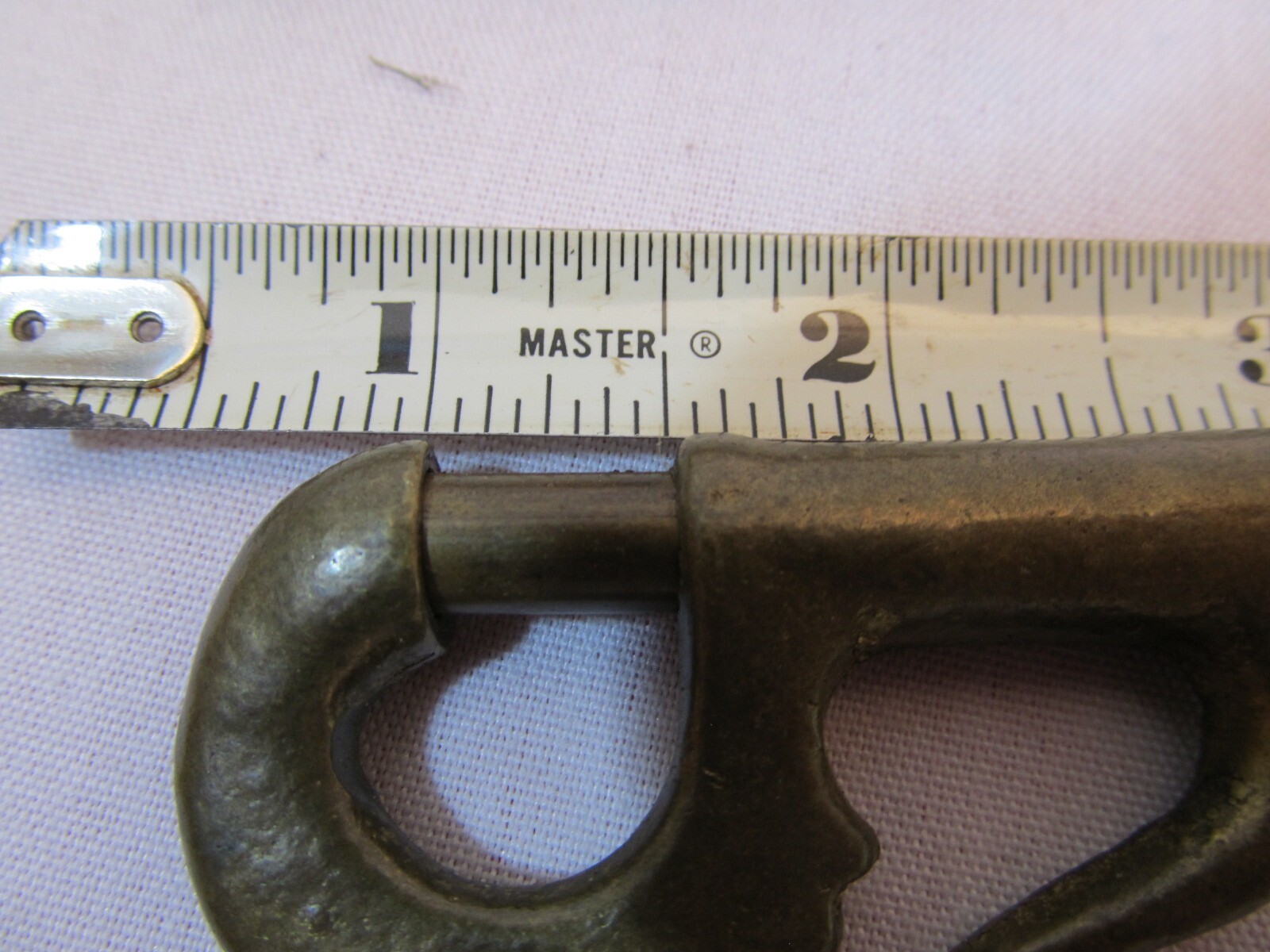 4 Heavy Duty Sail Jib Hanks Solid Brass Open End Snap Hook Clip w/ HD ...