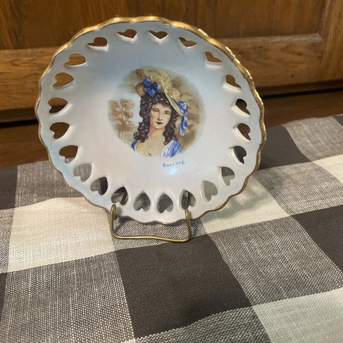 Vintage Antique Trinket Dish Hand Painted 4" x 2 1/8" | eBay