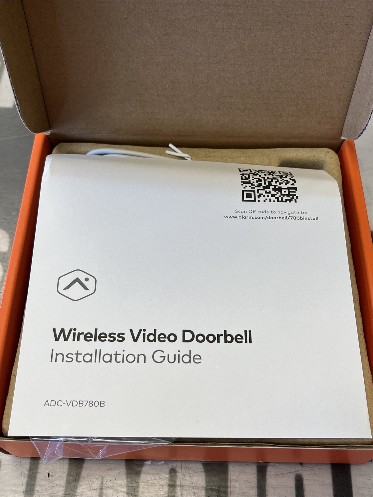 *NEW* Alarm.Com VDB780B Wireless 1080p Wi-Fi Video Doorbell OPEN BOX | eBay
