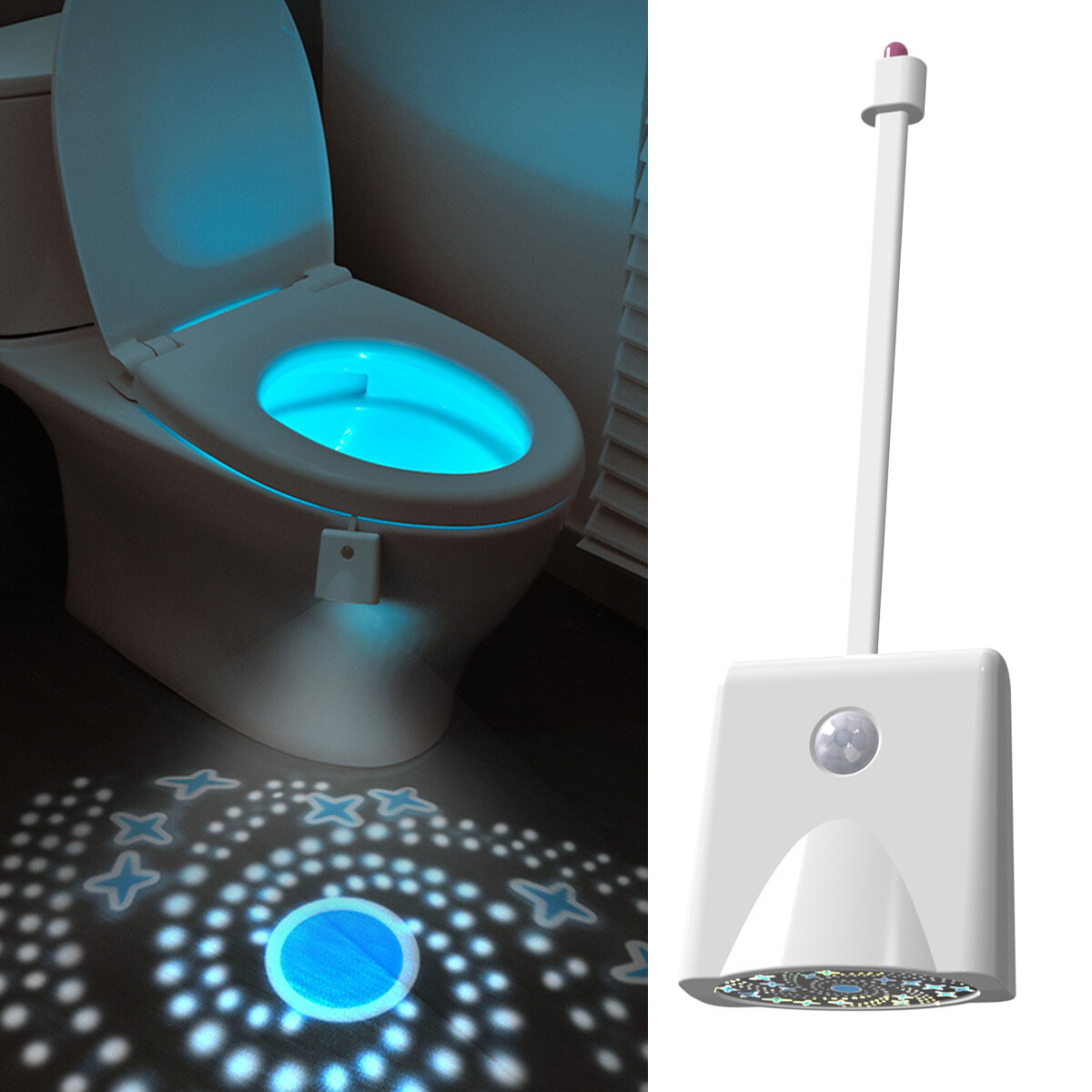 Motion Sensor Toilet Sign