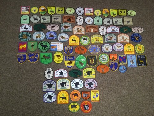 Ontario MNR Successful Deer Bear Moose Hunter Patches(84 Diff Pcs)(no ...