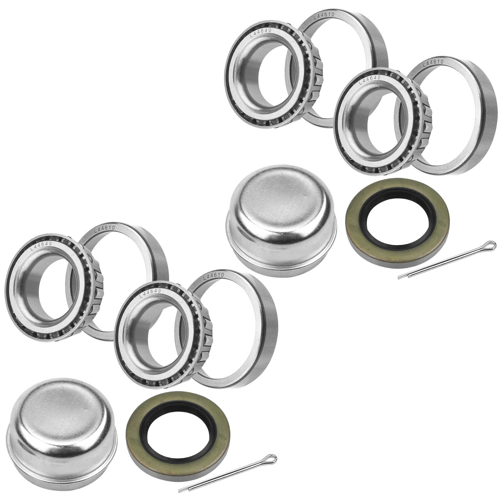 Trailer Hub Bearing Repair Kit L44649/L44610 Seal for Axle Spindle 2000 ...
