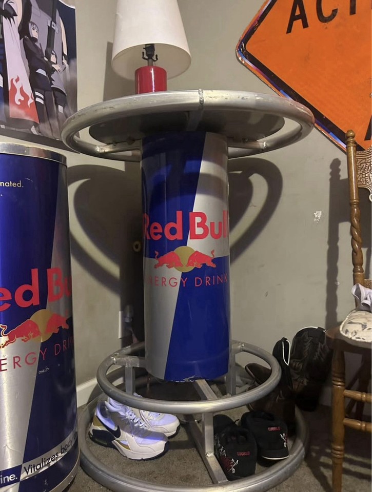 Red Bull bar table and Red bull cooler | eBay