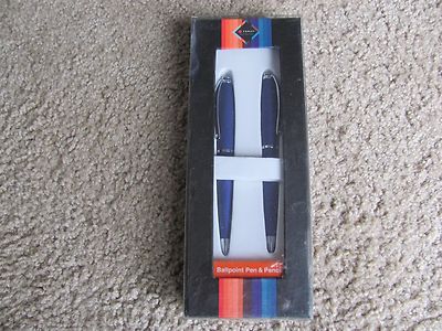 Brand New FORAY Ballpoint Pen and Mechanical Pencil Gift Set Sliver ...