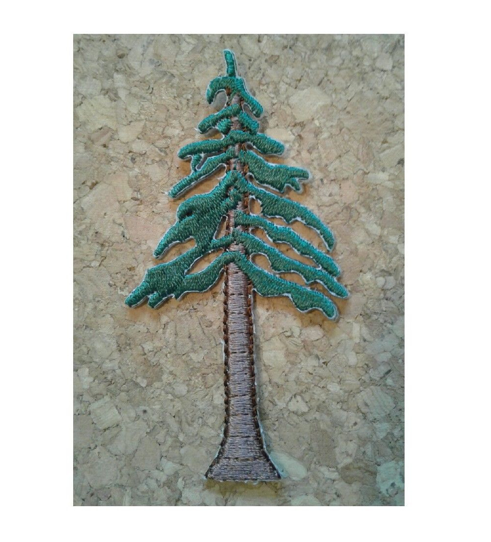 Tree- Pine Tree - Forest - Nature - Embroidered Iron On Applique Patch ...
