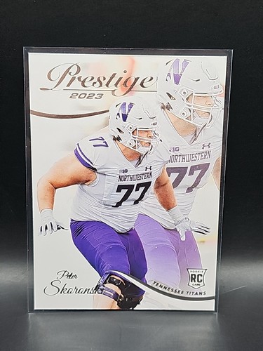 2023 Panini Prestige Peter Skoronski #370 FOOTBALL Rookie Tennessee ...