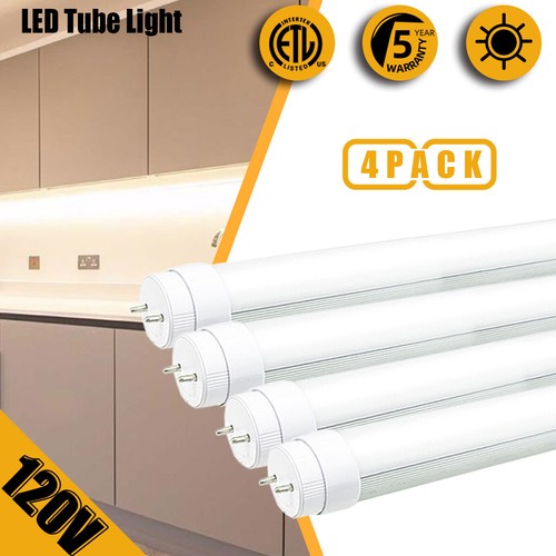 F15T8 18"LED Tube Light,7W 120V 5500K Super Bright LED Replacement Bulb ...