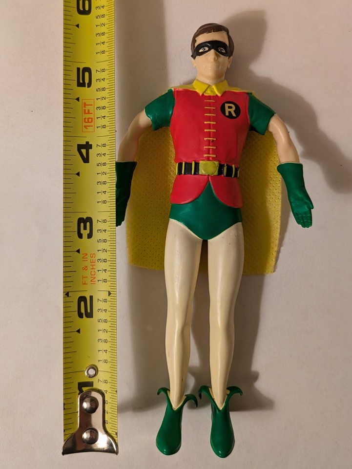 NJ Croce DC Comics Classic TV ROBIN Bendies Bendable Action Figure w ...