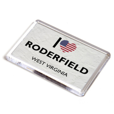 FRIDGE MAGNET - I Love Roderfield, West Virginia - USA | eBay UK