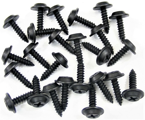 Chevy Interior Trim Screws- #8 x 5/8" Long Flat Top- 1/2" Head- 25 ...