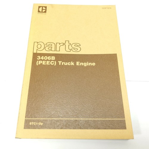 3406B PEEC Truck Engines Caterpillar Factory Parts Catalog Book #83 | eBay