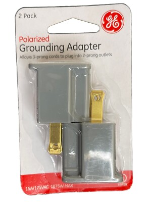 Polarized Grounding Adapter GE. | eBay