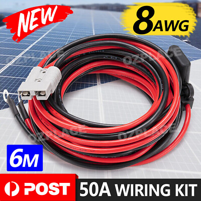 Atem Power 50A Wiring Kit 12V 6m Anderson Style Plug Battery Cable ...
