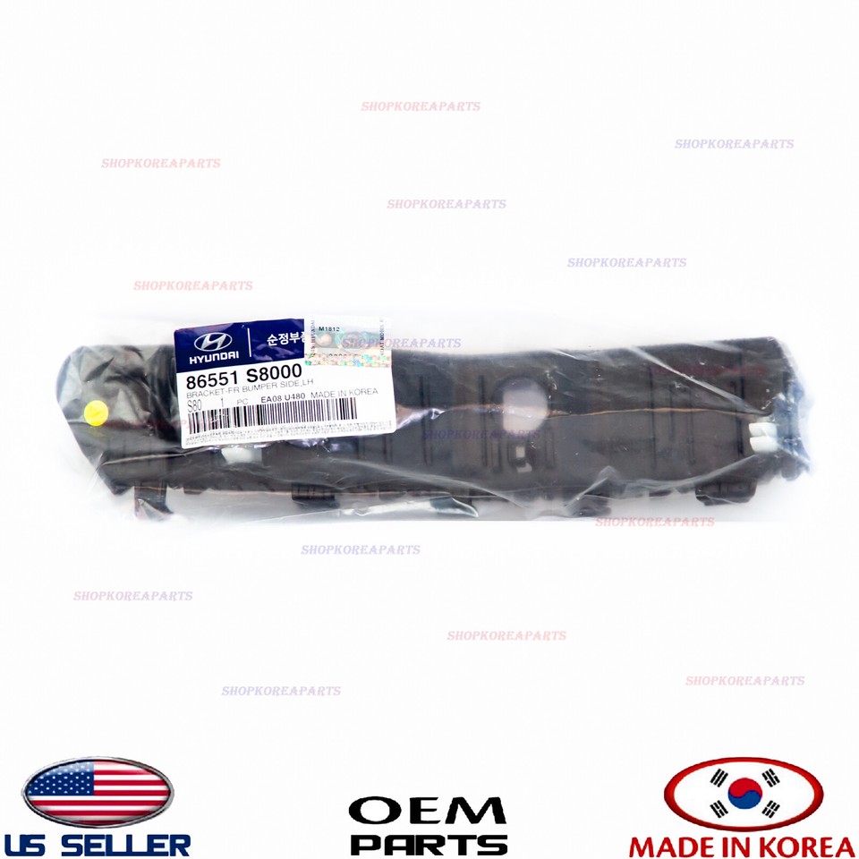 Genuine Front Bumper Bracket LEFT Driver Side OEM Hyundai Palisade 2020 ...