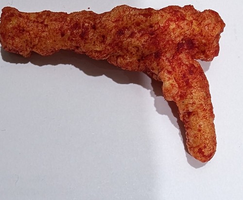 Rare Gun Shaped Flamin Hot Cheeto | eBay
