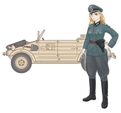FineMolds 1/35 REKISO-OTOME LAURA w/Kubelwagen Type 82 kit HC5 JAPAN ...