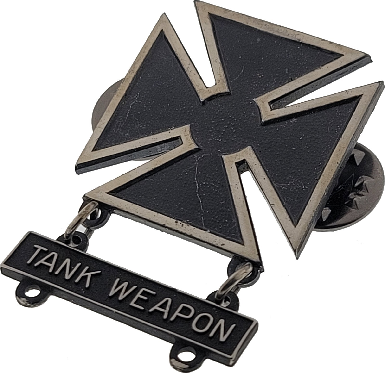 US ARMY MARKSMAN TANK Weapon Qualification Oxidized Badge RIFLE Q Bar ...