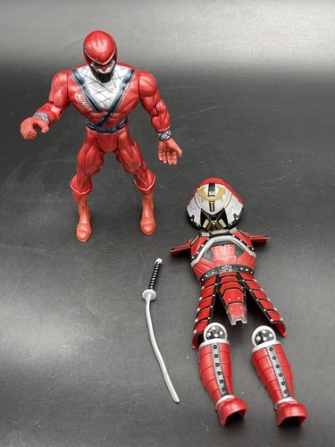 VTG Sunco Xtreme Ninja 2001 Poseable Action Figure Red W/ Armor | eBay