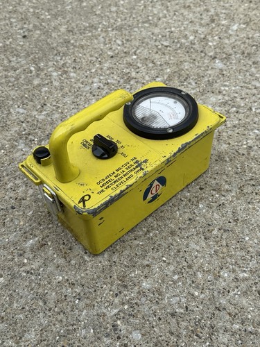 Vtg 1960s Civil Defense Geiger Counter, OCD No. CDV-715, Model No. 1A ...