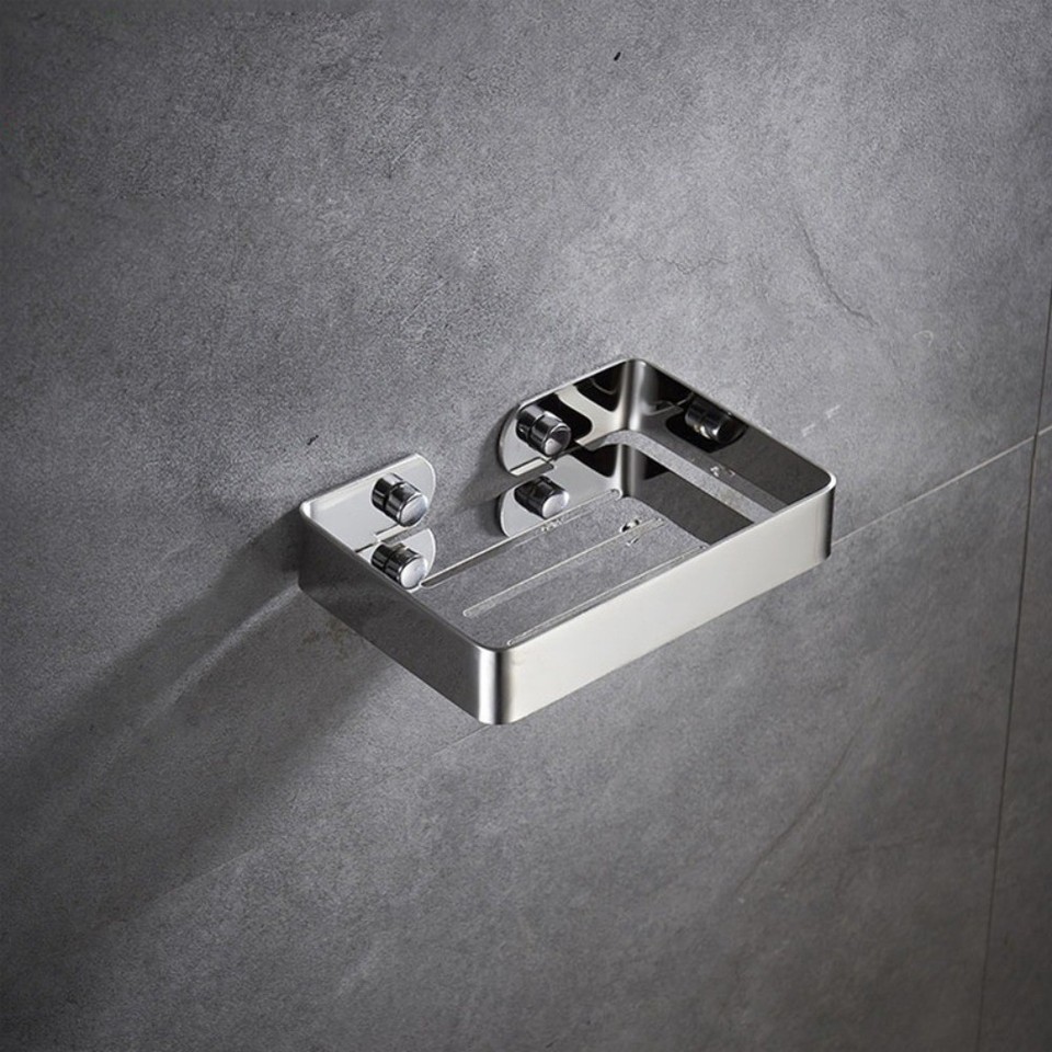 Wall Mounted Soap Holder 304 Stainless Steel Soap Box Bathroom Soap ...