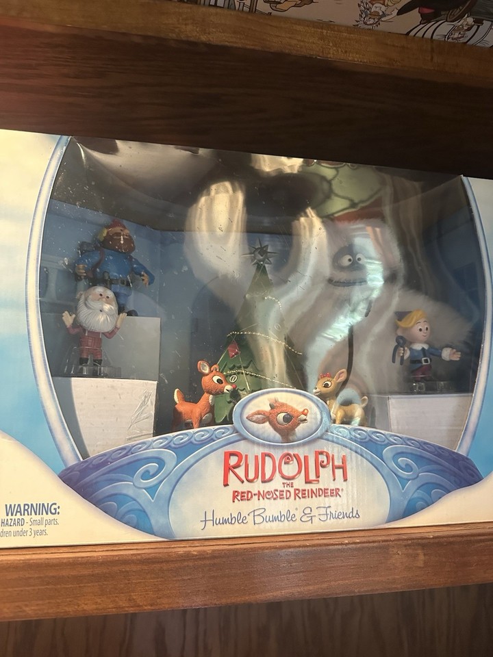Rudolf The Red Nosed Reindeer Humble Bumble & Friends Toy Set - Never ...
