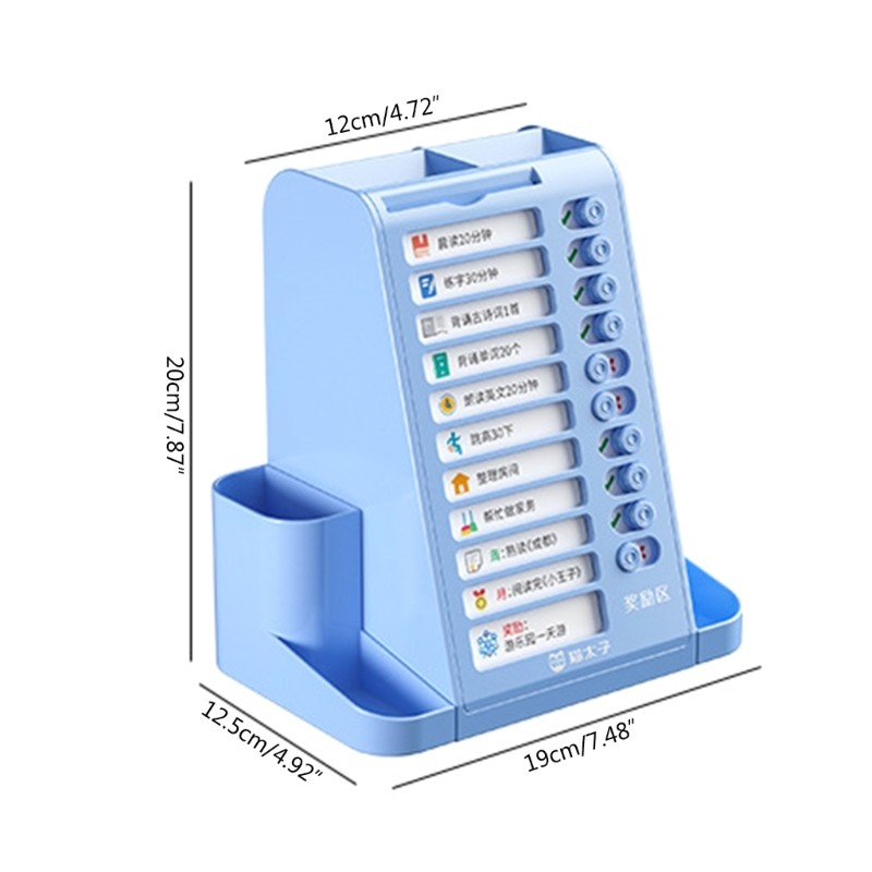 Multifuntion Self-discipline Punch Card Plans Board Schedule Task ...