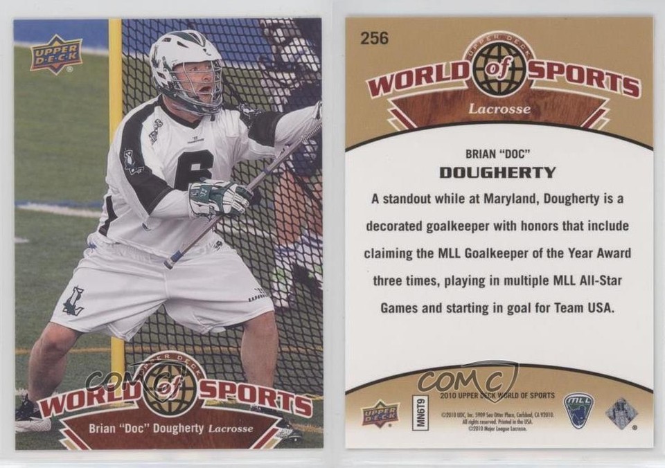 2010 Upper Deck World of Sports Brian Dougherty Brian Doc Dougherty ...