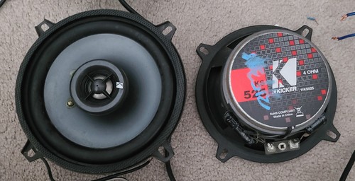 Kicker KS525 5.25" 4OHM Coaxial 2-way Speakers (2) | eBay