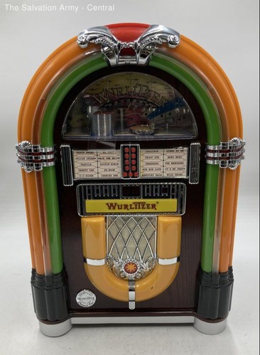 Wurlitzer WR18 Multicolor Built In Speaker Wooden Cabinet Compact Disc ...