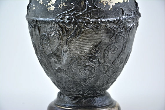 Hand Decorated Silver Plated Antique JLH Primans Vase | eBay