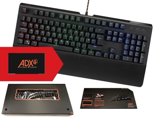 ADX Firefight RGB Backlit Mechanical Gaming Keyboard, UK Layout | eBay