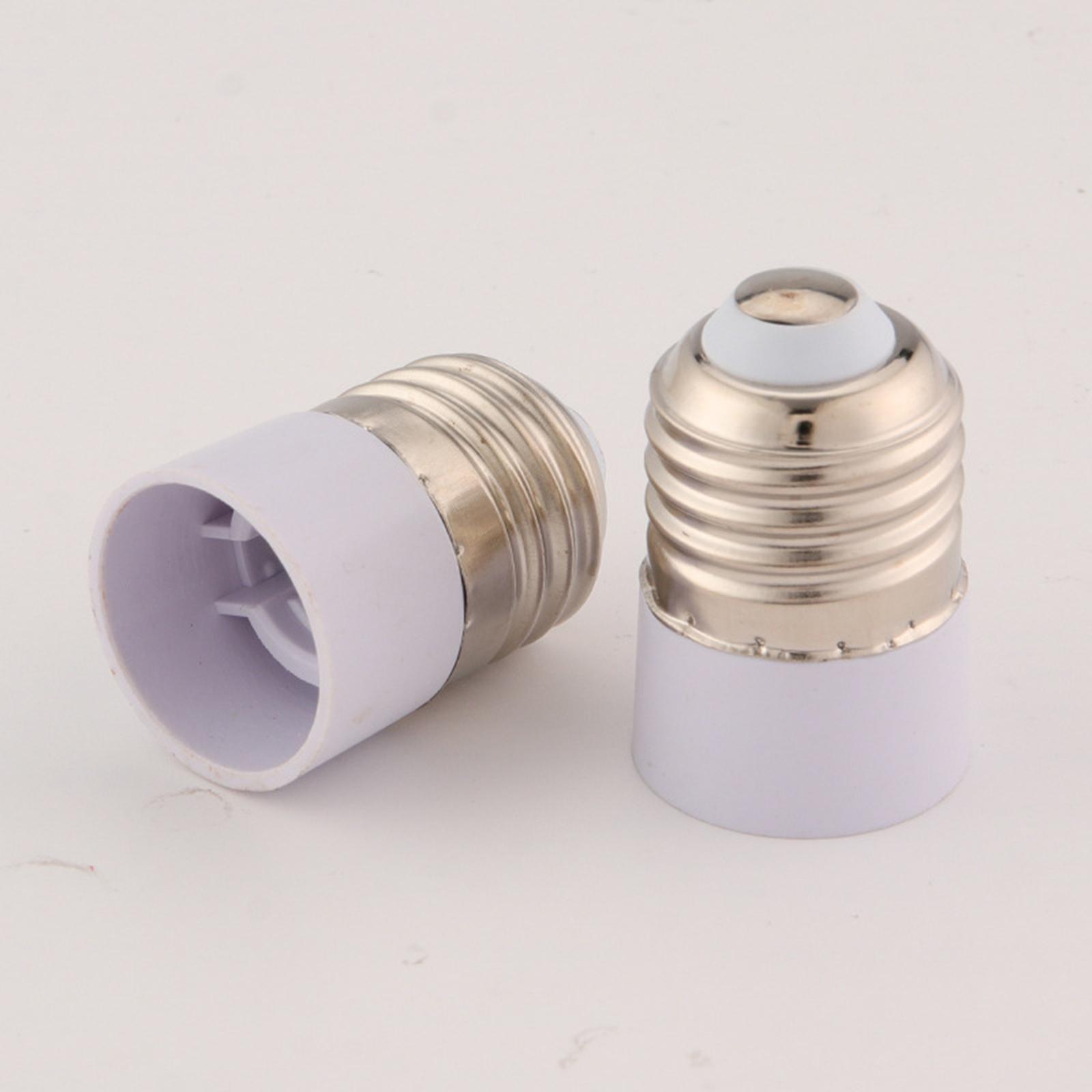 10Pcs E27 to E14 Socket Adapter Heat Resistant Screw Light Bulb Socket ...