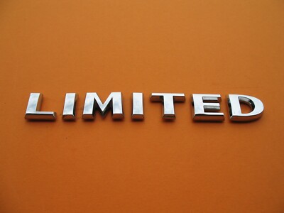 JEEP CHEROKEE LIBERTY COMMANDER COMPASS LIMITED REAR EMBLEM LOGO BADGE ...