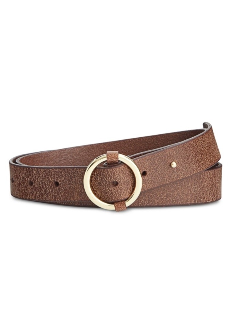 Inc International Concepts Womens Brown Belt Pull-Through Centerbar ...