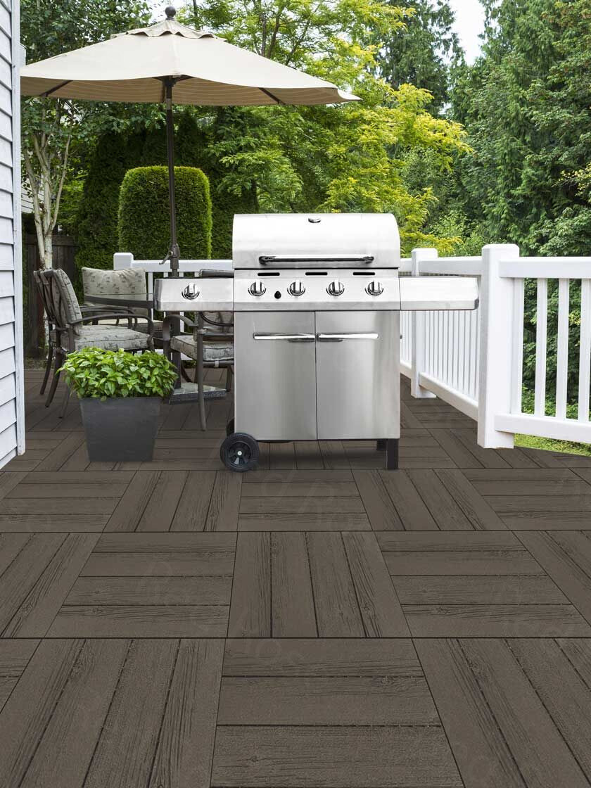 Rubber Interlocking Deck Tiles Artificial Grass Decking Deck Tiles
