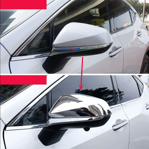 For Lexus RX350 RX450H 2016-2022 Chrome Side Mirrors Rearview Trim ...