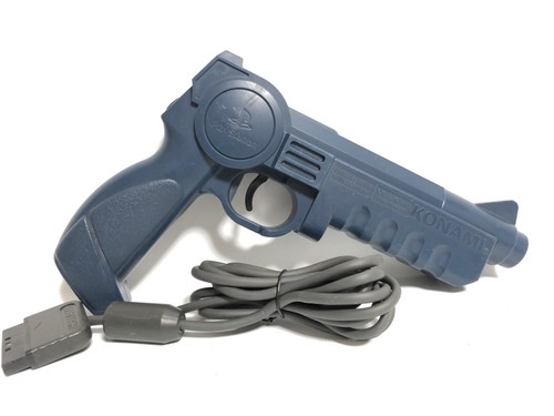 Konami SLPH-00014 Hyper Blaster Light Gun Controller CRT Playstation PS ...