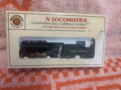 Bachmann N scale 2-6-2 Prairie Locomotive Union Pacific 119 NIB 4816 ...
