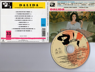 DALIDA "Accompagnée par R.LEFEVRE et son Orchestre" (CD Digipack) 1960-2003 | eBay