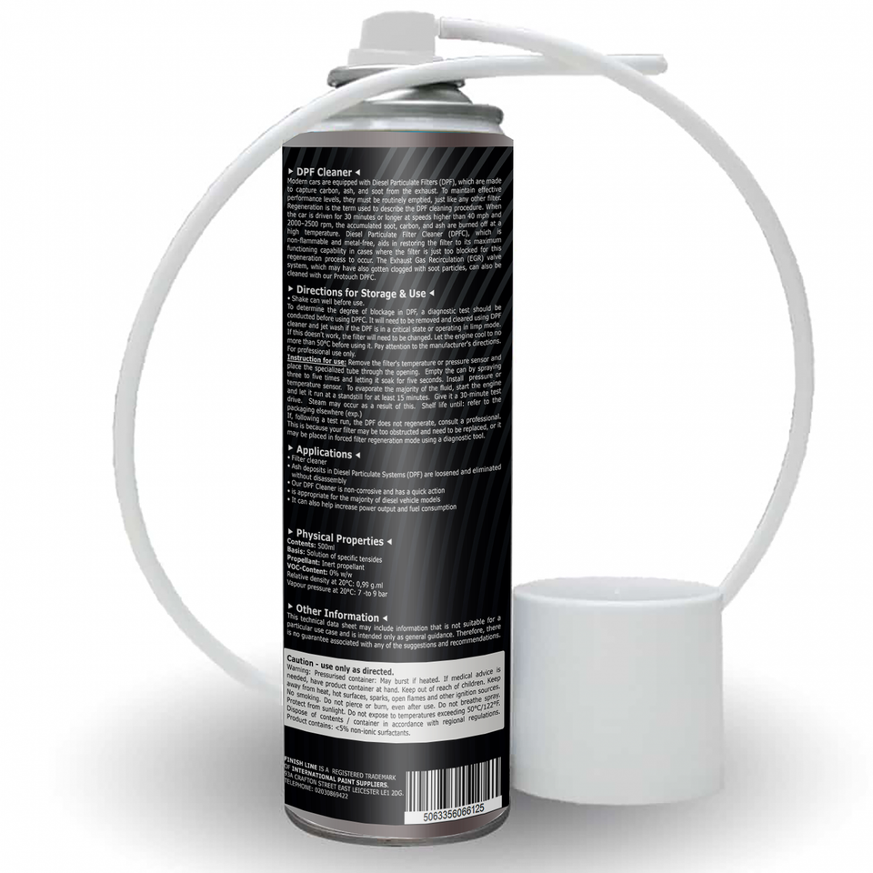 DPF Foam Cleaner Aerosol 500ML Diesel Particulate Filter Cleaner Foam ...