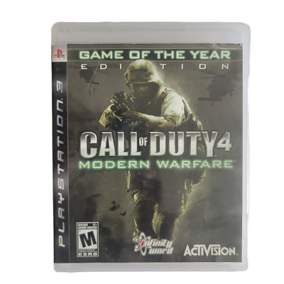 Call of Duty 4 PLAYSTATION 3 (PS3) Action / Adventure (Video Game ...